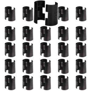 wire shelf clips, wire shelving shelf lock clips 26 pairs 52 pieces for 3/4" post,shelving sleeves, fits with thunder group, alera, honey can do, eagle, regency, metro