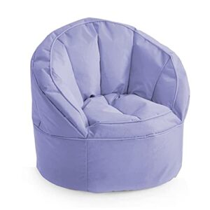 urban lifestyle canvas bean bag chair, purple, large