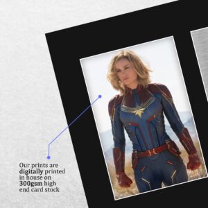 HWC Trading Brie Larson Gift USL Signed Printed Autograph Captain Marvel The Avengers Gifts Print Photo Picture Display - US Letter Size