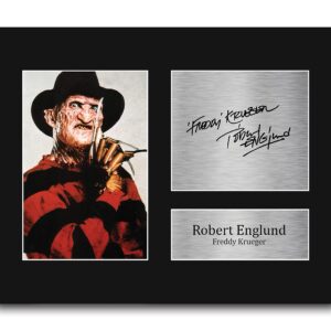 HWC Trading Robert Englund Freddy Krueger Gifts USL Printed Signed Autograph Picture for Movie Memorabilia Fans - US Letter Size