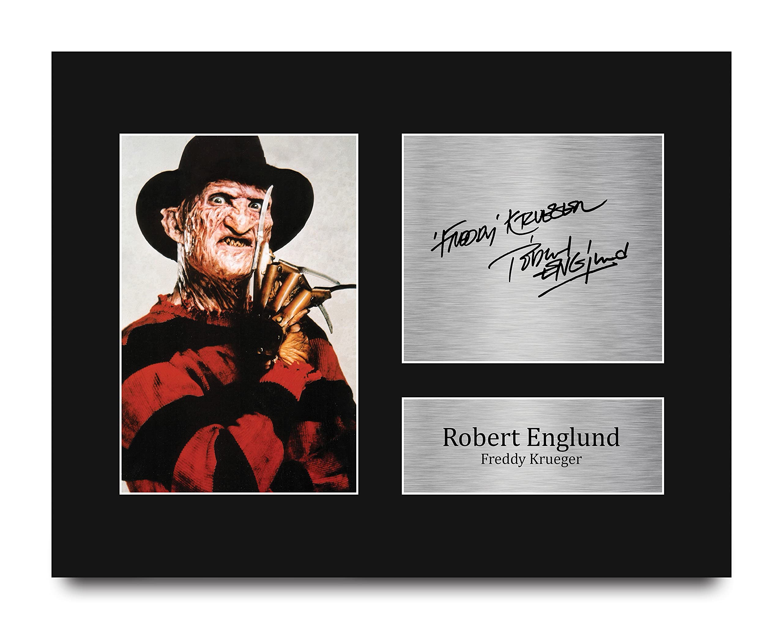 HWC Trading Robert Englund Freddy Krueger Gifts USL Printed Signed Autograph Picture for Movie Memorabilia Fans - US Letter Size