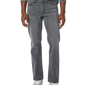 Amazon Essentials Men's Straight-Fit Jean, Washed Grey, 34W x 33L