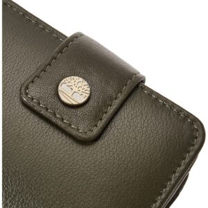 Timberland womens Leather Rfid Small Indexer Wallet Billfold, Grape Leaf, One Size