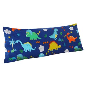 cloele body pillow cover microfiber long pillow cases full length pillow case - 20x54 inches cartoon dinosaur ultra soft body pillowcase with hidden zipper body pillow pillowcases