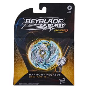 BEYBLADE Burst Pro Series Harmony Pegasus Spinning Top Starter Pack - Stamina Type Battling Game Top with Launcher Toy