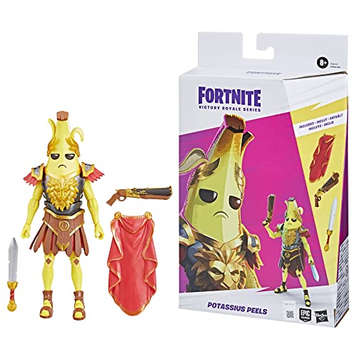 FORTNITE Victory Royale Series Potassius Peels Collectible Action Figure with Accessories, 6-Inch