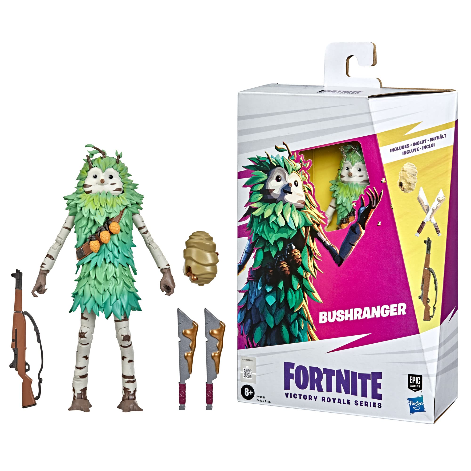 Fortnite Hasbro Victory Royale Series Bushranger Collectible Action Figure with Accessories - Ages 8 and Up, 6-inch