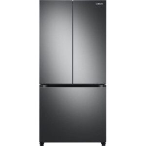 samsung rf18a5101sg 18 cu. ft. smart counter depth french door refrigerator - black stainless