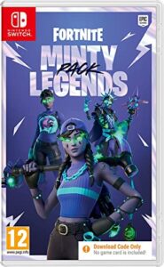 epic games, fortnite minty legends pack - (nintendo switch) (no physical game or cartridge included in box)(only includes download code in box)