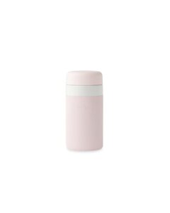 w&p porter insulated bottle 12 oz | clean taste ceramic coating for water, coffee, & tea | wide mouth vacuum insulated | dishwasher safe, blush