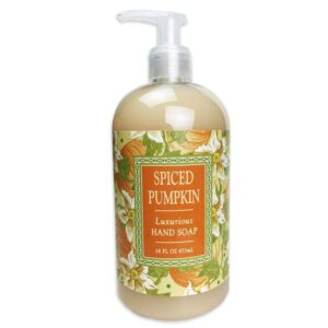 greenwich bay trading company autumn collection: spiced pumpkin 16oz hand soap