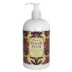 greenwich bay trading company holiday collection: frosted sugar plum 16oz lotion, 16 ounce lotion