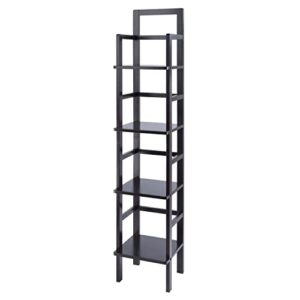 winsome wood aiden narrow baker's rack - coffee