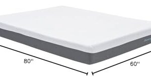 SomosBeds Gel Memory Foam Queen Mattress - Advanced Cooling Mattress with Gel Memory Foam - Queen Size Bed in a Box - 8 Inch, Medium Firm, Full Body Support & Pressure Relief - CertiPUR-US Certified