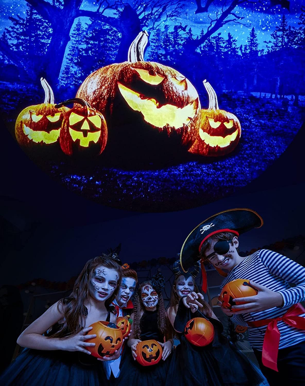 LaView Halloween & Thanksgiving Disc Set Galaxy Projector Suitable for Thanksgiving Gift for Family and Friends,Night Light for Kids Adults Baby Nursery and Bedroom Decoration