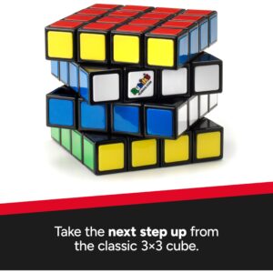 Rubik’s Master, The Official 4x4 Cube Classic Color-Matching Problem-Solving Brain Teaser Puzzle 1-Player Game Toy for Adults & Kids Ages 8+