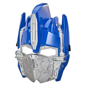 transformers toys rise of the beasts movie optimus prime roleplay costume mask for ages 5 and up, 10-inch