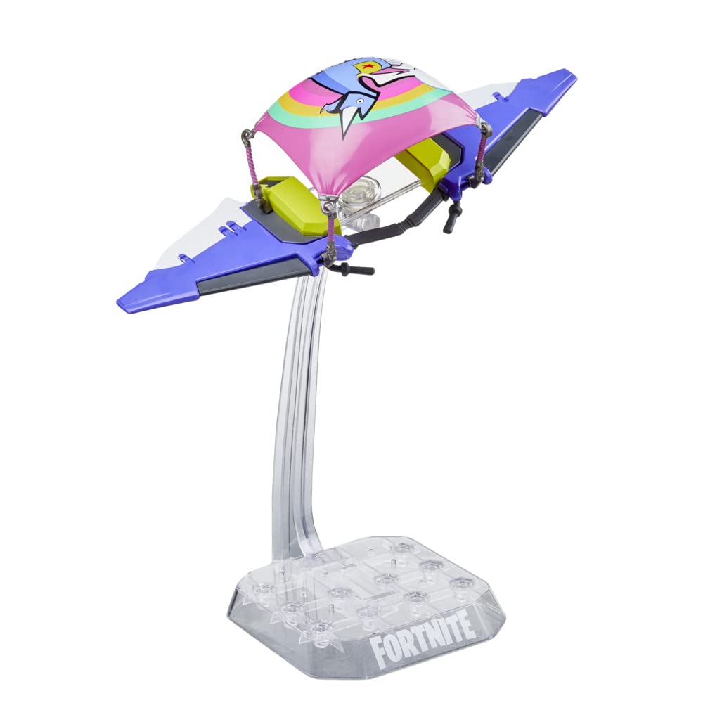 Fortnite Victory Royale Series Llamacorn Express Collectible Glider for Action Figure with Display Stand - Ages 8 and Up, 6-inch