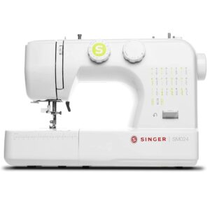 singer | sm024 sewing machine with included accessory kit, 24 stitches, simple & great for beginners