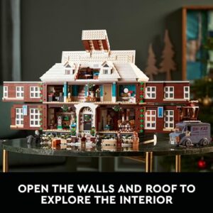 LEGO Ideas Home Alone McCallisters’ House 21330 Building Set for Adults, Movie Collectible Gift Idea with 5 Minifigures