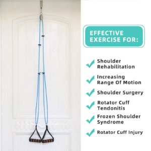 Fanwer Shoulder Pulley - Pulleys for Shoulder Rehab Over Door & Shoulder Pulley for Physical Therapy - Exercise Pulleys for Shoulder Alleviate Shoulder Pain and Recovery