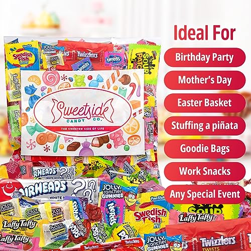 CANDY VARIETY PACK - 2 Lbs Assorted Classic Candy Mix - Bulk Candy Care Package - candy, Office Candy Assortment - Gift Box for Birthday Party, Kids, College Students & Adults (2 lbs)