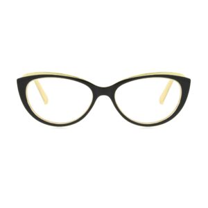 Sofia Vergara x Foster Grant women's Sofia Blue Light Multi Focusâ„¢ Glasses Reading Glasses, Black, 56mm US