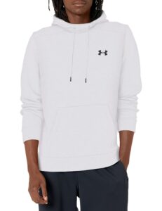 under armour men's armourfleece twist hoodie, (014) halo gray / / black, medium