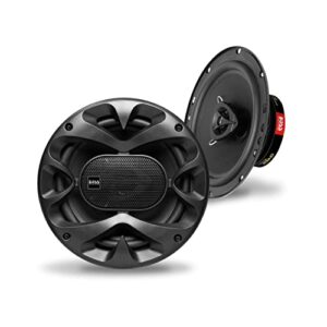 boss audio systems ch6520b chaos series 6.5 inch car stereo door speakers - 250 watts max, 2 way, full range audio, 1 inch tweeter, coaxial, sold in pairs