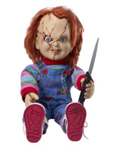 spirit halloween 2 ft talking chucky doll | officially licensed