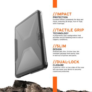 URBAN ARMOR GEAR UAG Designed for Dell Latitude 3120 Case, 11-inch (2-in-1) Laptop for Education - Shock Absorbing, Heavy Duty, Rugged Lightweight Drop Protective Cover, Armor Shell Transparent Ice