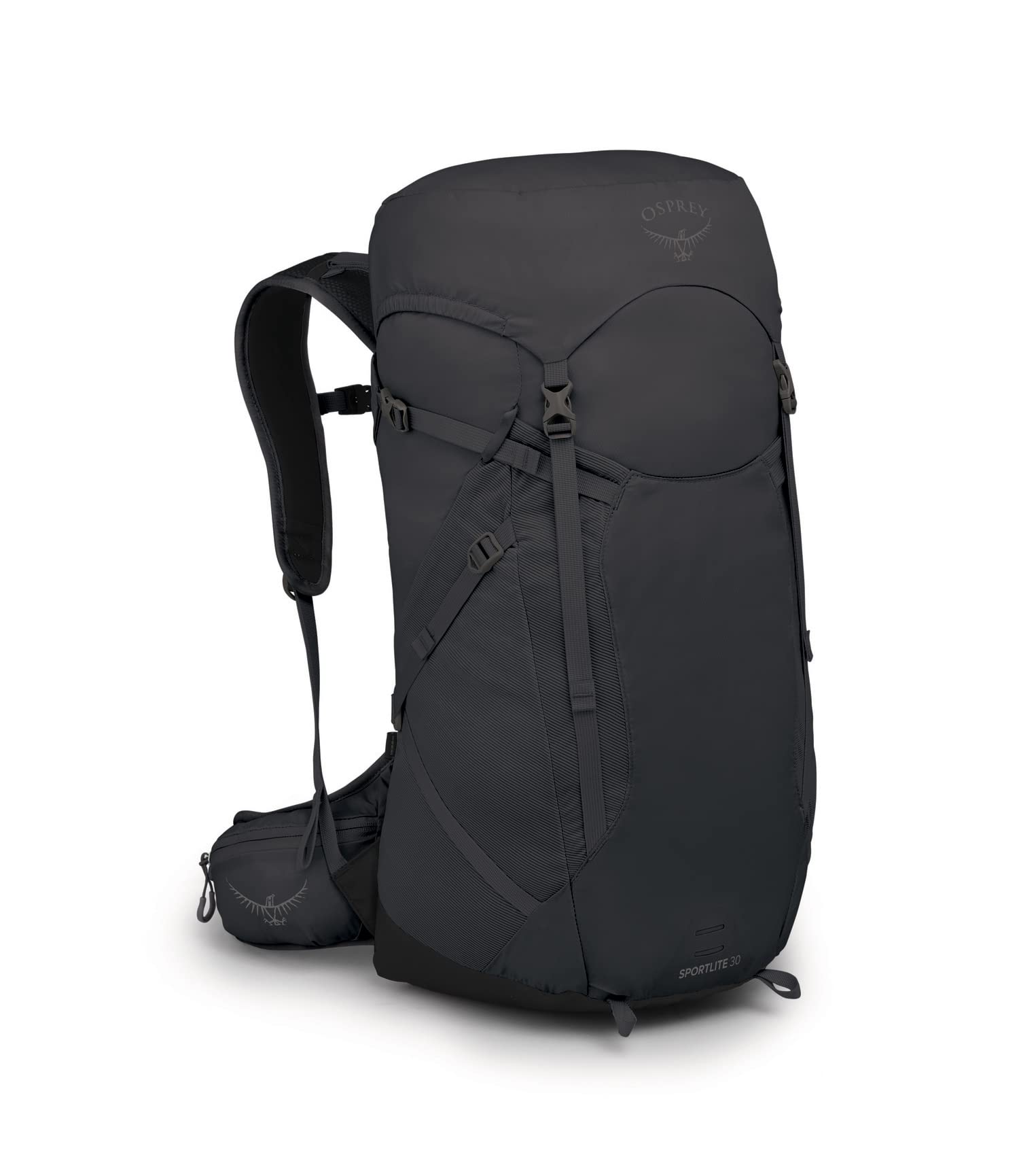 Osprey Sportlite 30L Unisex Hiking Backpack, Dark Charcoal Grey, S/M