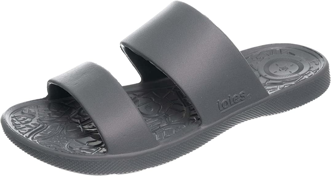 totes Women’s Slides - Everywear Hudson Soft, Waterproof Pool & Beach Sandals