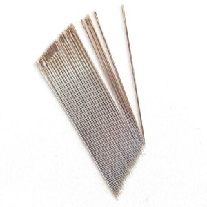 poppip 30 pcs. of #8 hand sewing large eye sewing double long needles japanese quality sharp hand stitching repair cloths crafting embroidery craft hobbies diy