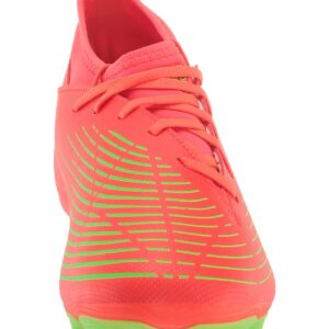 adidas Unisex Edge.4 Predator Flexible Ground Soccer Shoe, Solar Red/Solar Green/Black (Sock), 5 US Men