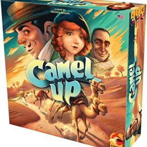 Camel Up (Second Edition) | Strategy , Dice Game | Family Board Game for Adults and Kids | Ages 8 and up | 3 to 8 Players | Average Playtime 30-45 Minutes | Made by Eggertspiele