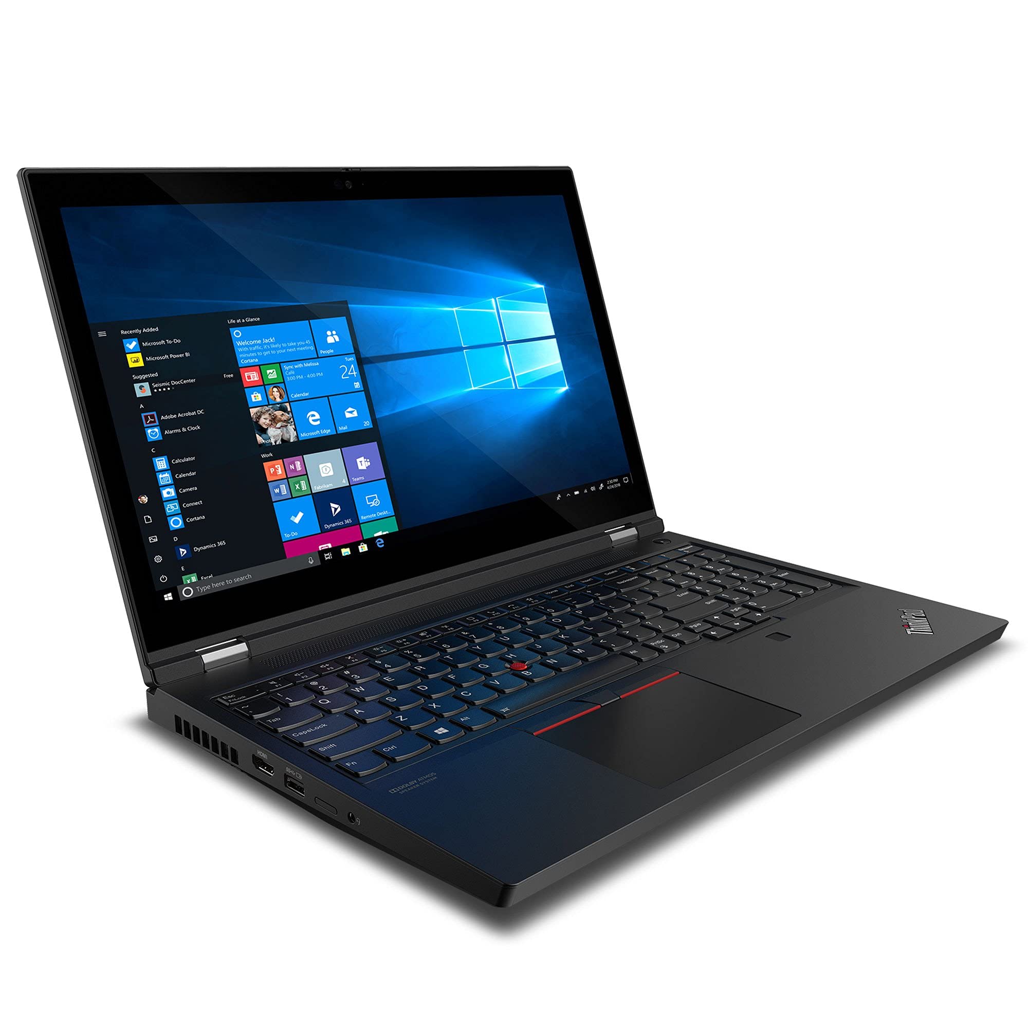 Lenovo ThinkPad P15 Gen 1 Workstation Laptop (Intel i9-10885H 8-Core, 64GB RAM, 8TB PCIe SSD, RTX 3000, 15.6" 4K Ultra HD (3840x2160) IPS, Backlit KB, FP Reader, WiFi 6, BT, Webcam, Win10Pro) w/Hub