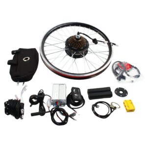 yiyibyus 20" rear wheel conversion kit, 36v 250w electric bicycle conversion kit e-bike tire hub motor assembly conversion kit for both v brake and disc brake