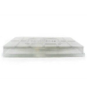 achmadanam humidity dome lids, qty. 50, clear plant germination dome lids for 10x20 trays