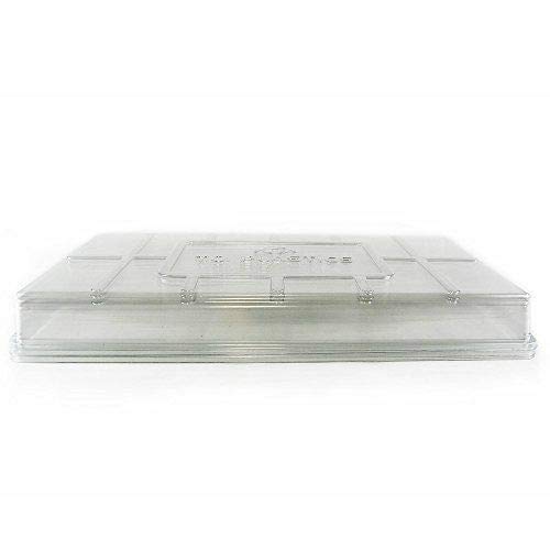 ACHMADANAM Humidity Dome Lids, Qty. 50, Clear Plant Germination Dome Lids for 10x20 Trays