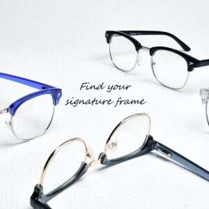 VISOONE Lightweight Blue Light Blocking Glasses Square with Anti Computer Glare for Gaming Men and Women MONTANA