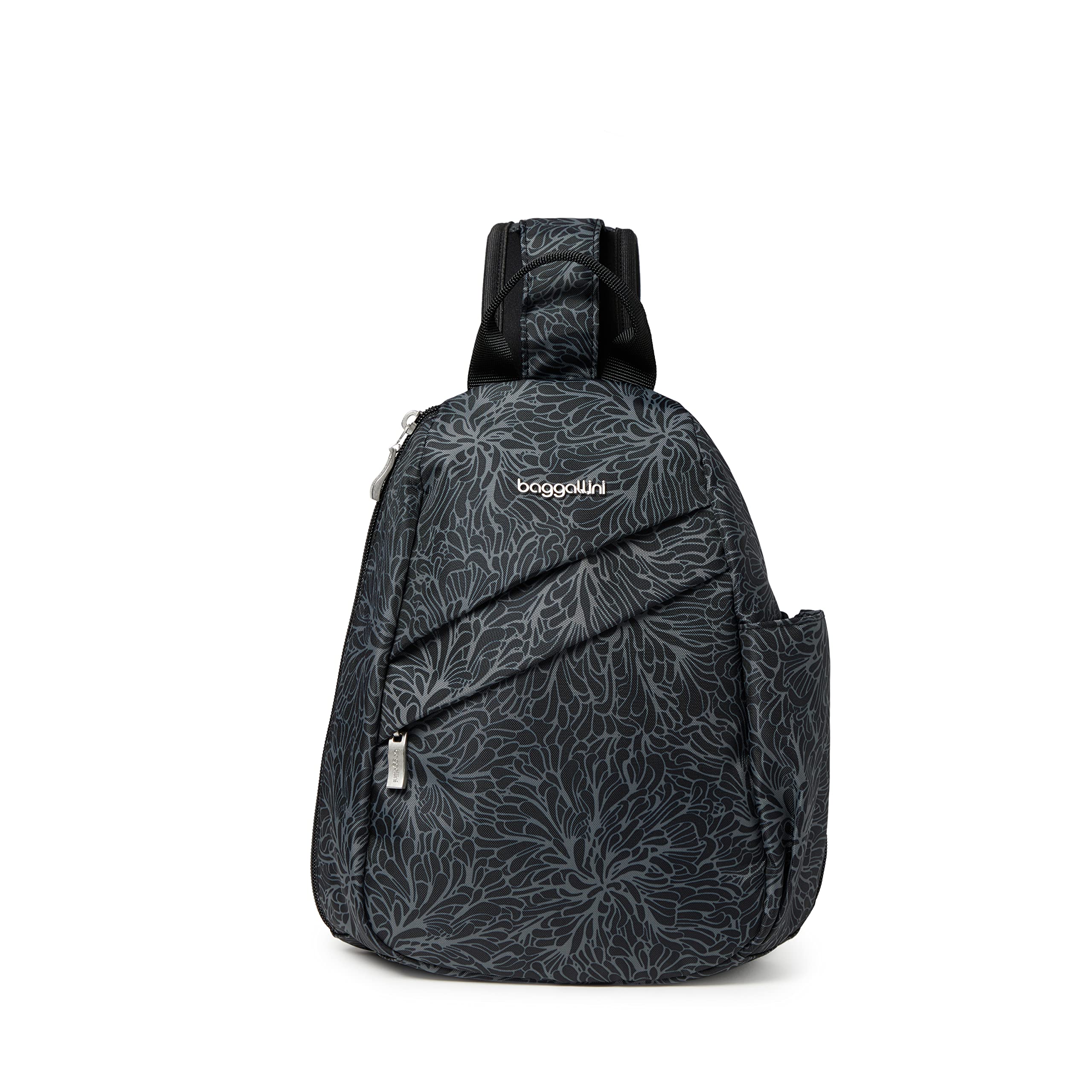 Baggallini Medium Sling Backpack - Lightweight Sling Bag with Convertible Adjustable Shoulder Strap