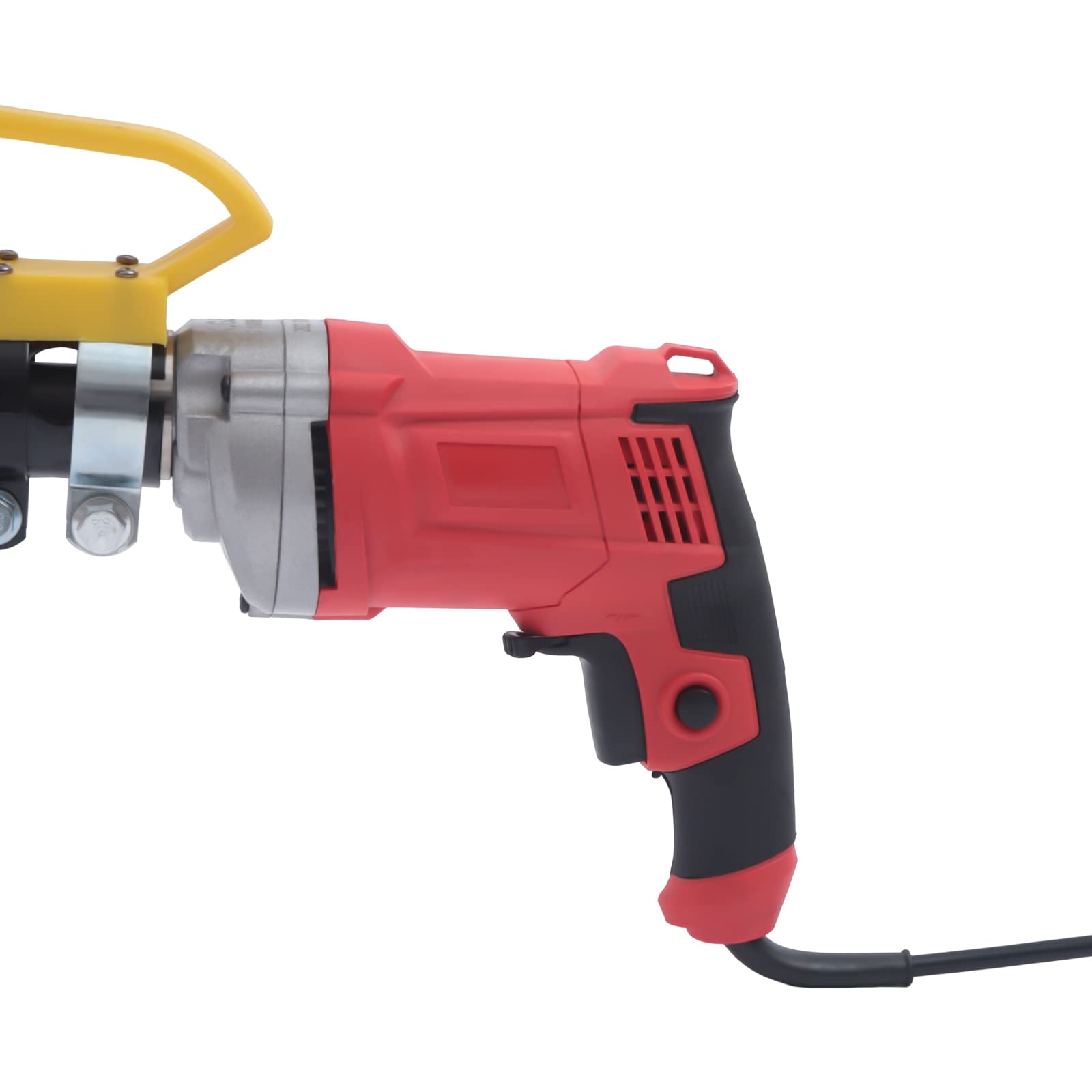 700W Electric Caulking Gun Mortar Pointing Grouting Gun, 110V Cement Mortar Caulking Gun Sprayer Gap Grouting Machine, Brick Tile Grouting Mortar Applicator with Flat & Round Nozzles