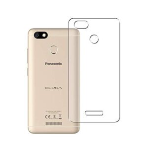 puccy 2 pack back screen protector film, compatible with panasonic eluga a4 tpu guard cover （ not tempered glass/not front screen protectors）