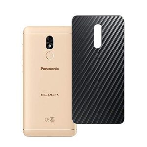 puccy 2 pack back screen protector film, compatible with panasonic eluga ray 800 black carbon tpu guard cover （ not tempered glass/not front screen protectors ）