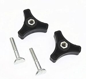 2 pack triangle handle knob screw bolt fit for honda lawn machine/lawn mower