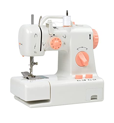 Mini Sewing Machine, Dual Speed Portable Sewing Machine for Household, Travel, Basic Sewing, Children, Beginners, Kids