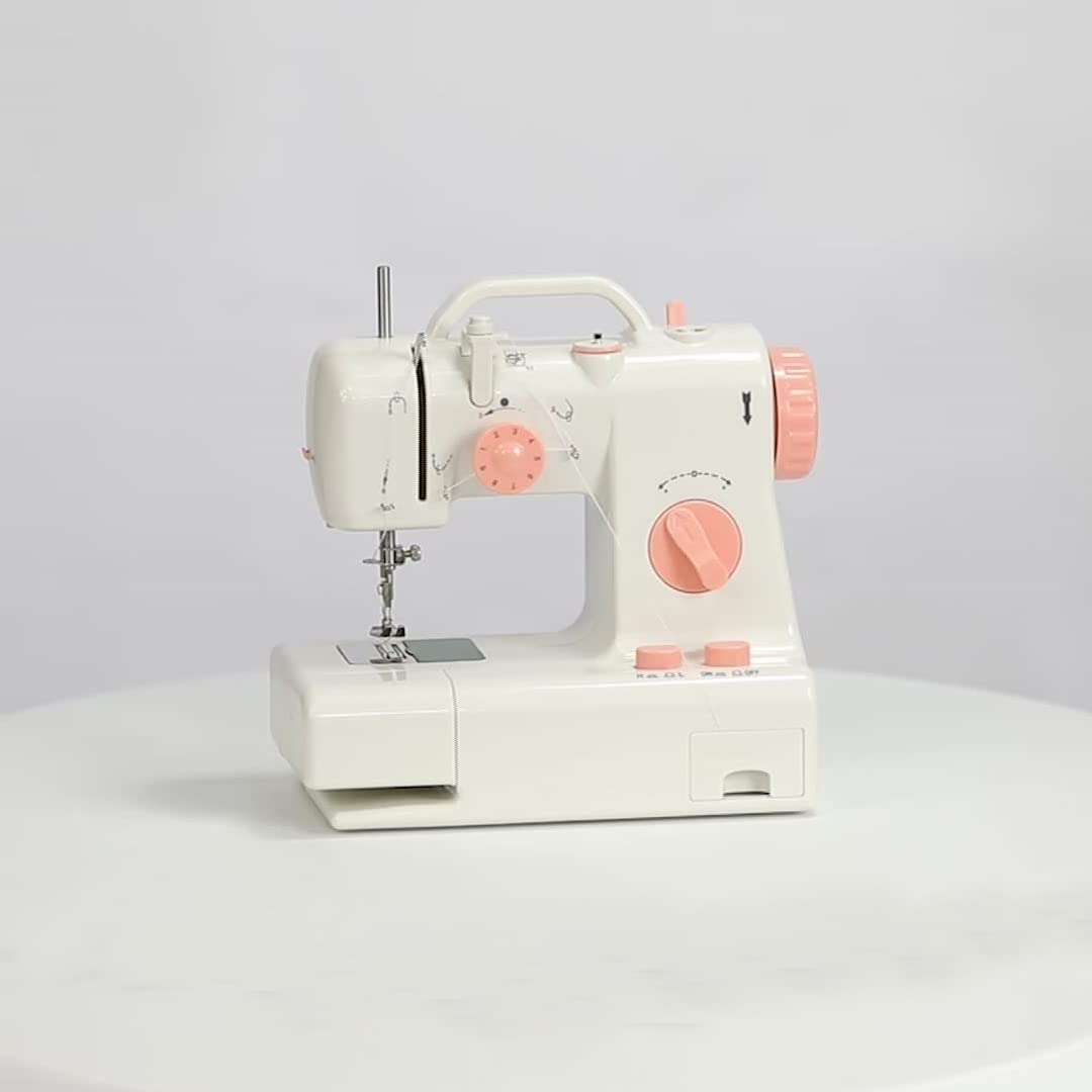 Mini Sewing Machine, Dual Speed Portable Sewing Machine for Household, Travel, Basic Sewing, Children, Beginners, Kids