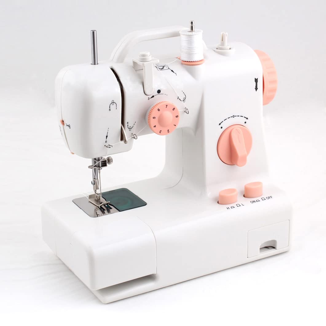 Mini Sewing Machine, Dual Speed Portable Sewing Machine for Household, Travel, Basic Sewing, Children, Beginners, Kids