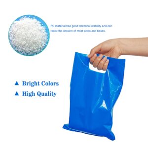 TOSPARTY 40PCS Blue Plastic Gift Bags Candy Bags Die Cut Plastic Bags are Sturdy Party Assorted Plastic Candy Bag Gift Bag